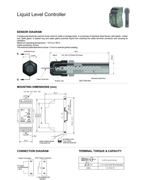 Liquid Level Controller - PT. Lestari Elektrik Otomasi